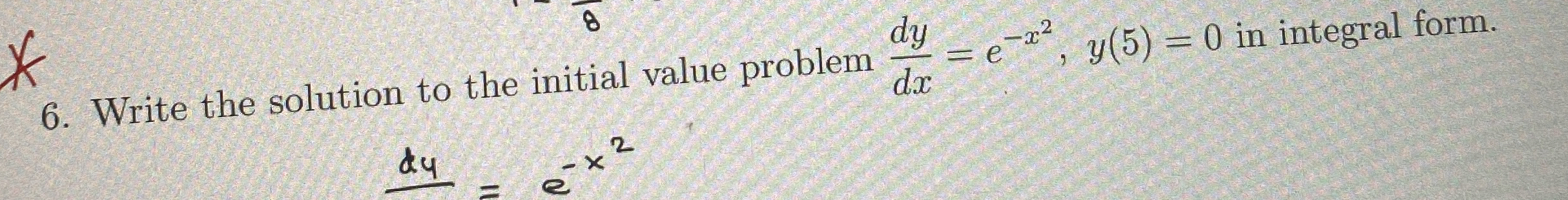 Solved Write the solution to the initial value problem | Chegg.com