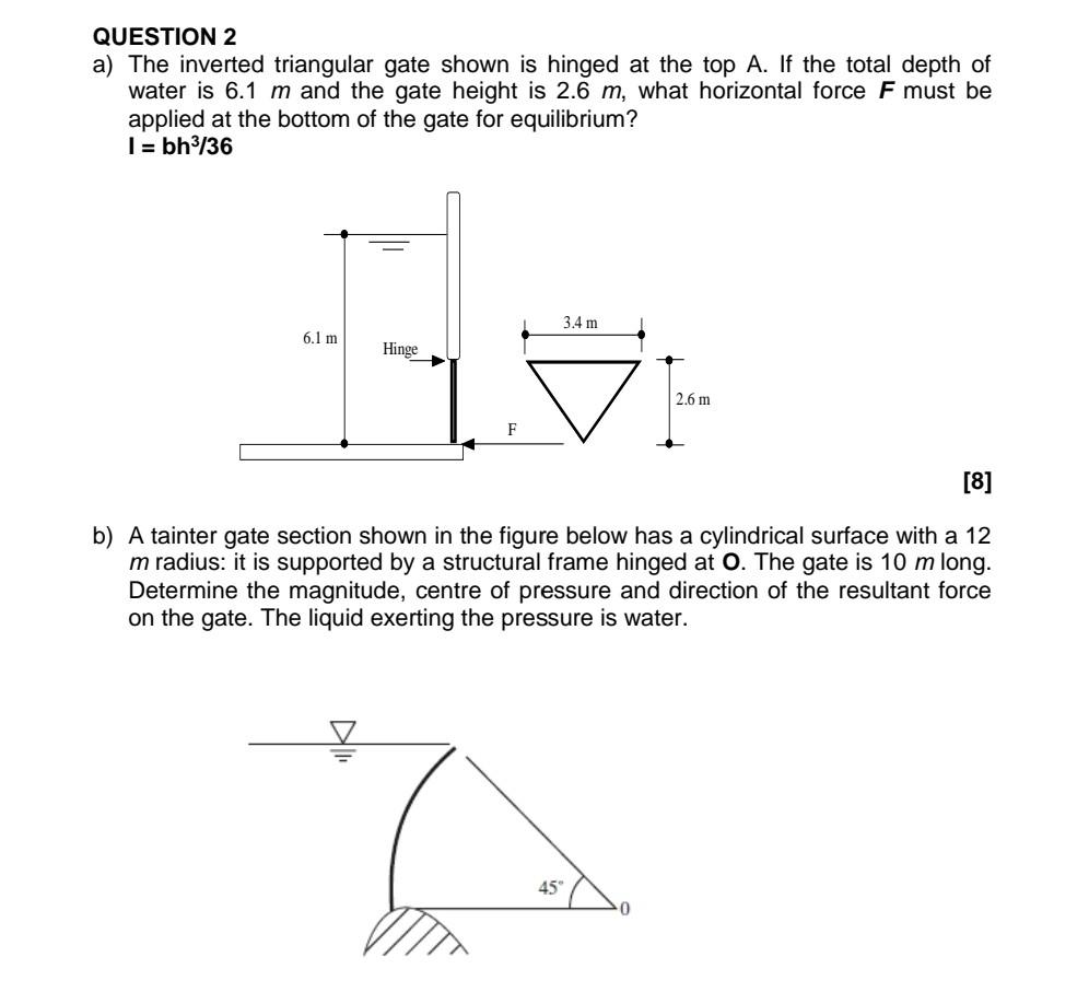 Solved QUESTION 2 a) The inverted triangular gate shown is | Chegg.com