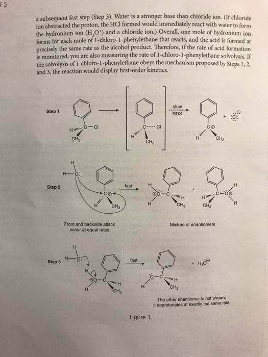 Solved Draw the mechanism for the solvolysis reaction | Chegg.com