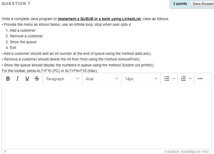 Solved QUESTION 7 3 points Save Answer Write a complete Java | Chegg.com