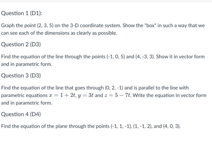 Solved Graph the point (2,3,5) on the 3-D coordinate system. | Chegg.com