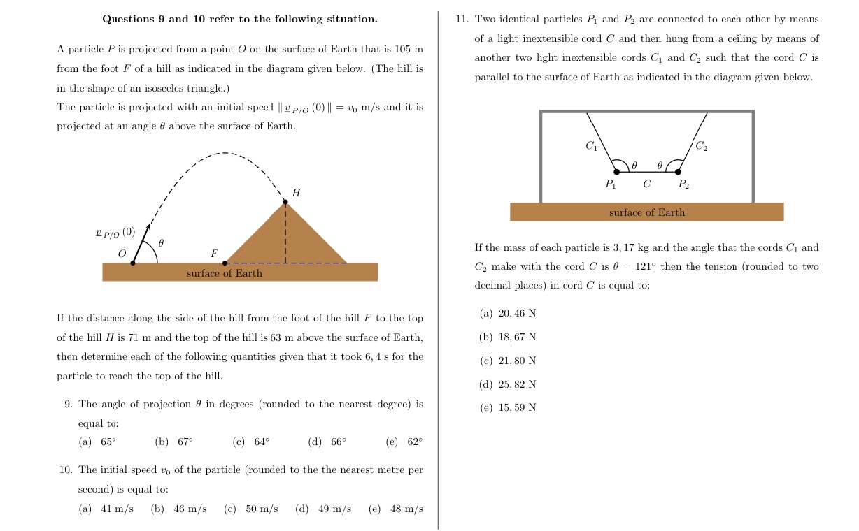 Solved Questions 9 ﻿and 10 ﻿refer to the following | Chegg.com