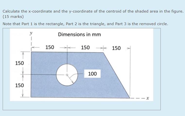 Solved Calculate the x-coordinate and the y-coordinate of | Chegg.com