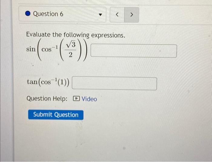 Solved Evaluate the following expressions. | Chegg.com