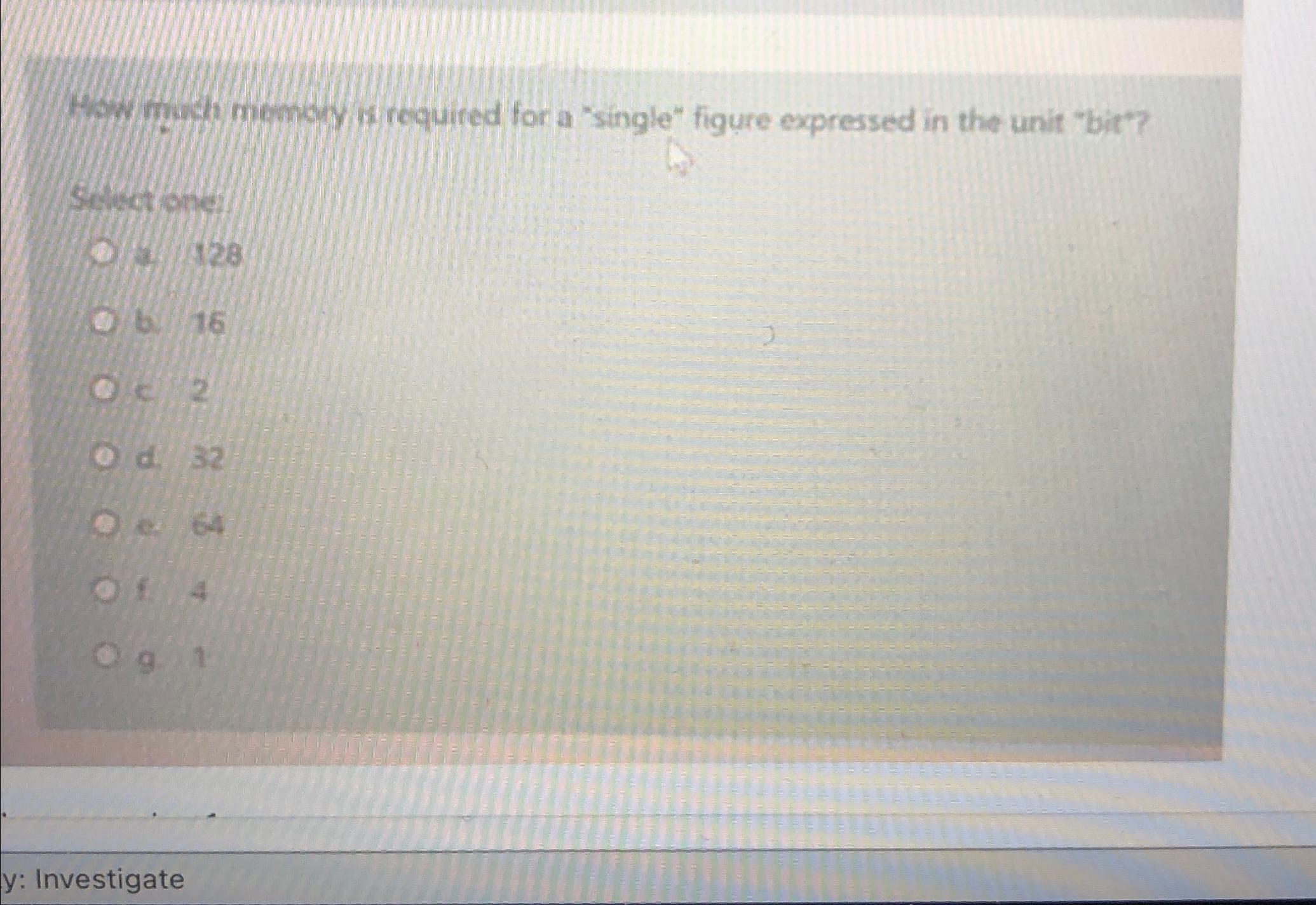 Solved H.w. ﻿mw. ﻿mb mory is required for a "single" figure | Chegg.com