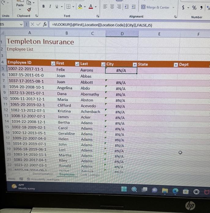 Solved Appendiz A Textbook Case Problem 1:Step 4In cell D5, | Chegg.com