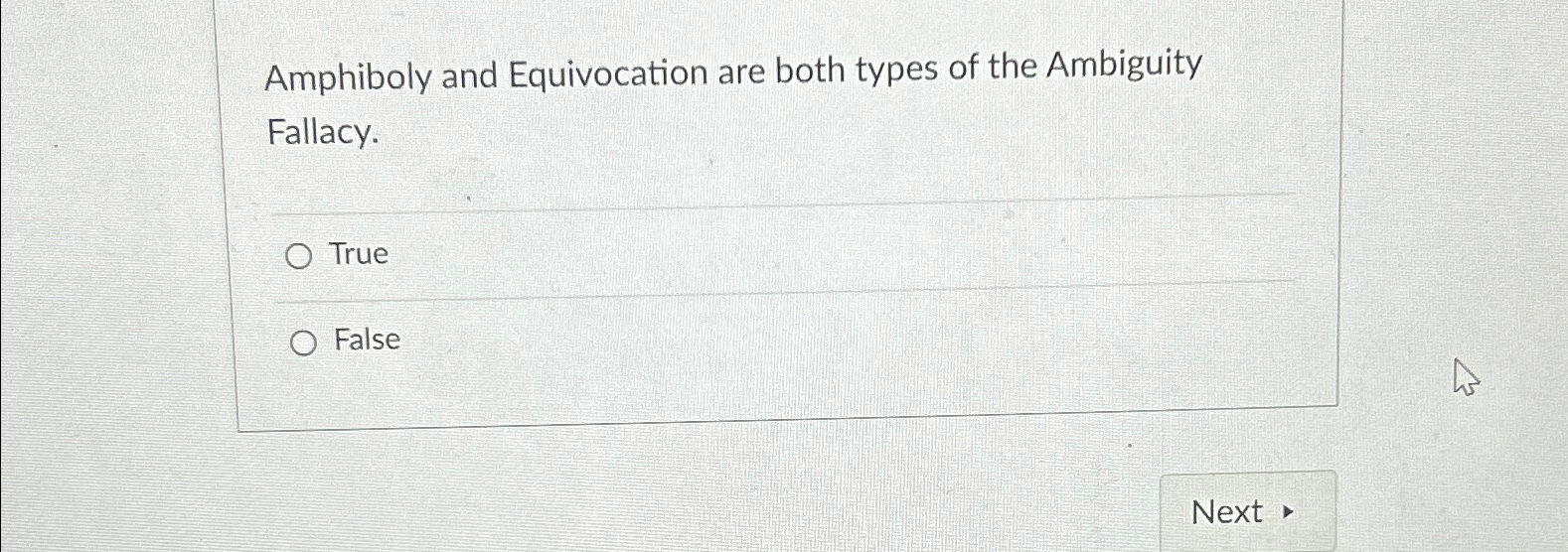 Solved Amphiboly and Equivocation are both types of the | Chegg.com