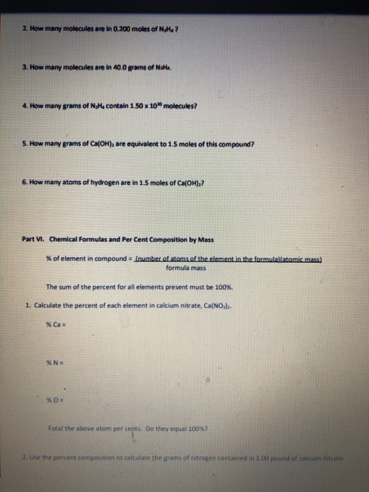 Solved The unit of count and the relative masses depend on | Chegg.com