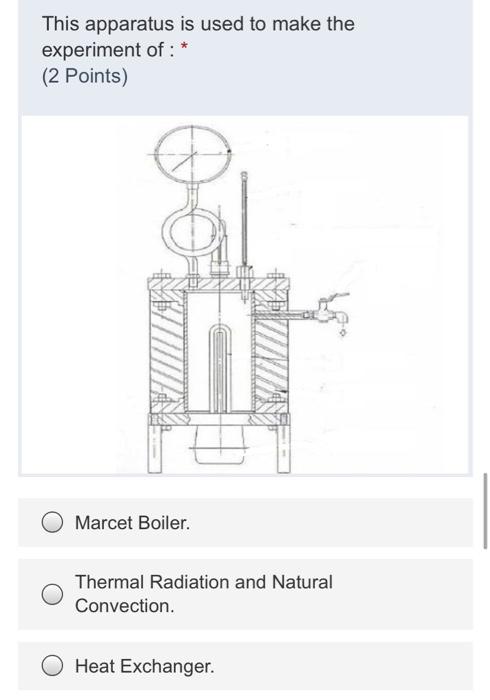 Solved This apparatus is used to make the experiment of: * | Chegg.com