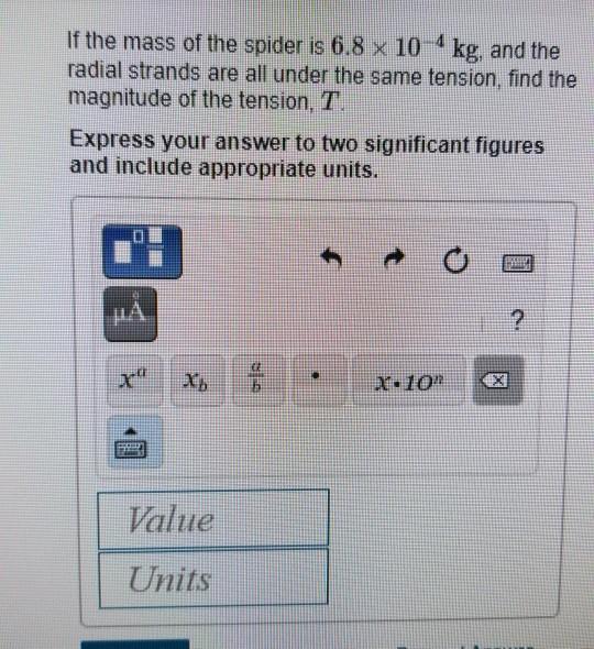 Solved An orb-weaver spider sits in her web that is | Chegg.com