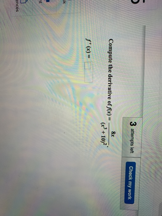Solved 3 attempts left Check my work &r Compute the | Chegg.com