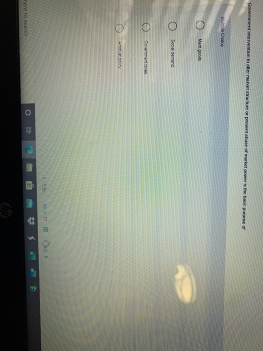 Solved Government intervention can serve to stabilize the | Chegg.com