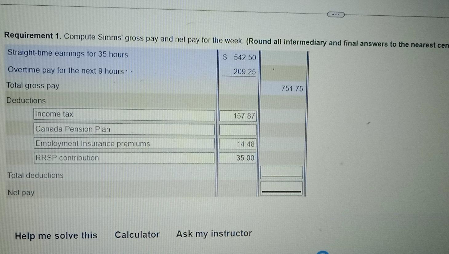 Solved Herman Simms works for a Parker's Burgers takeout for | Chegg.com