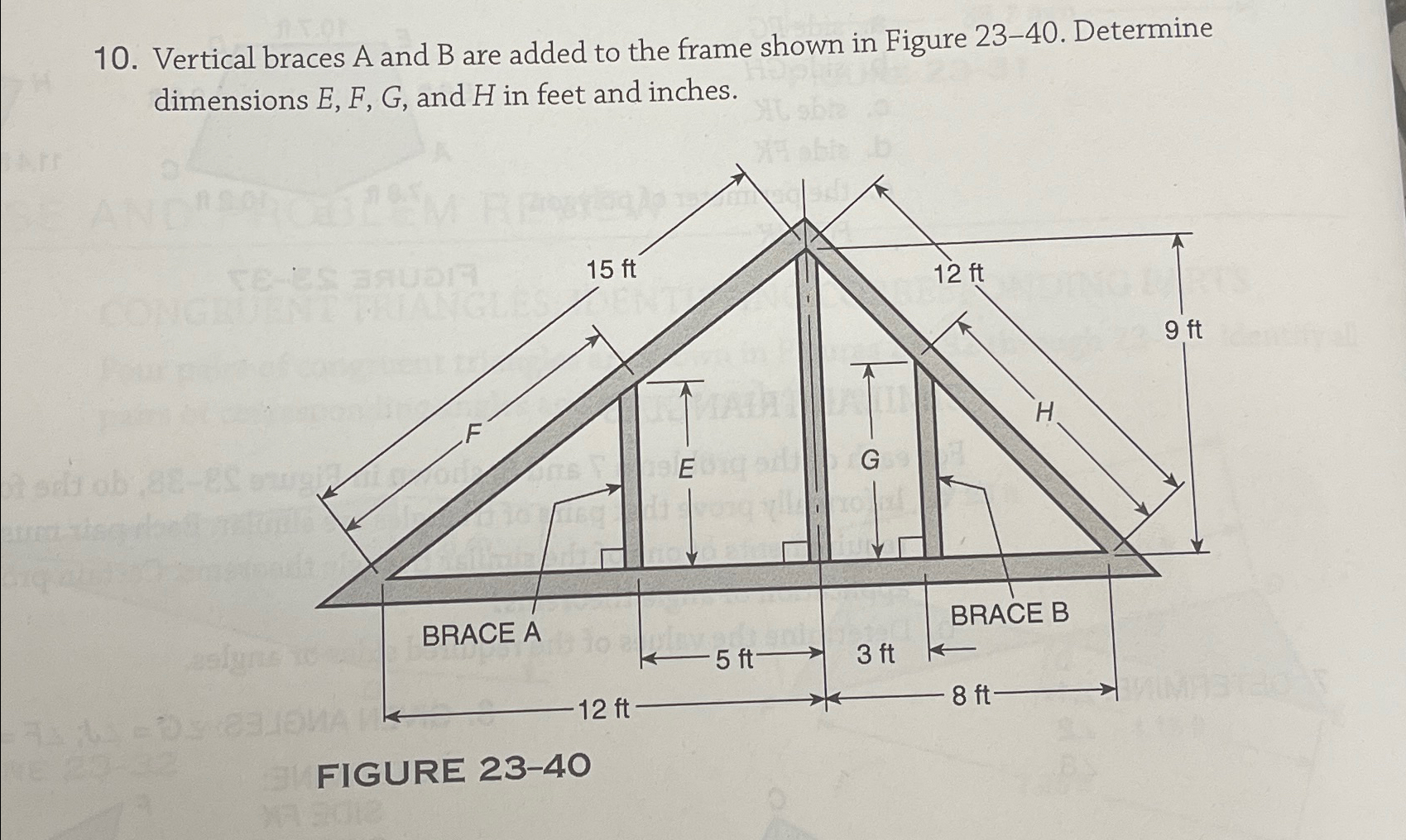 Solved Vertical braces A and B ﻿are added to the frame shown | Chegg.com