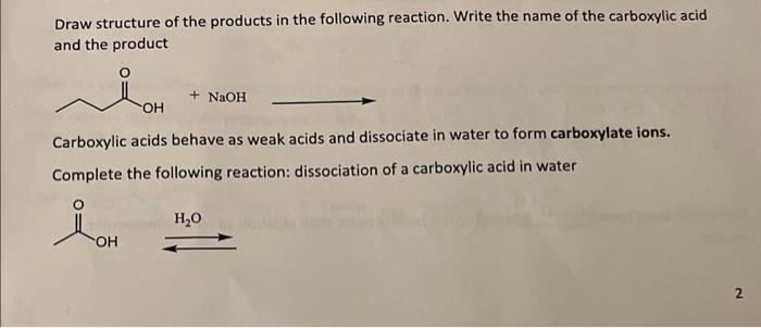 Solved Provide two examples of alpha hydroxy acids and write | Chegg.com