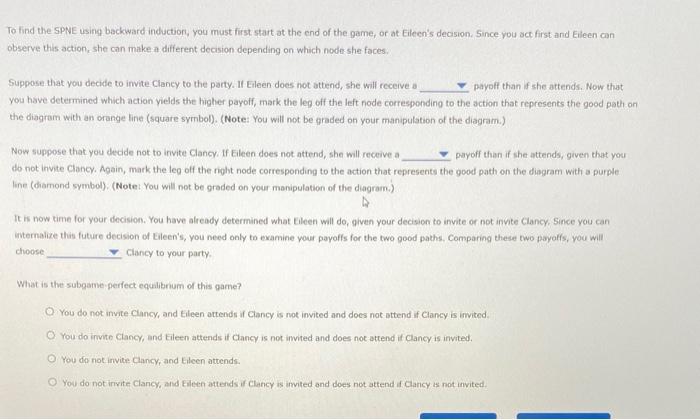 Solved 6. Backward induction and subgame-perfect Nash | Chegg.com