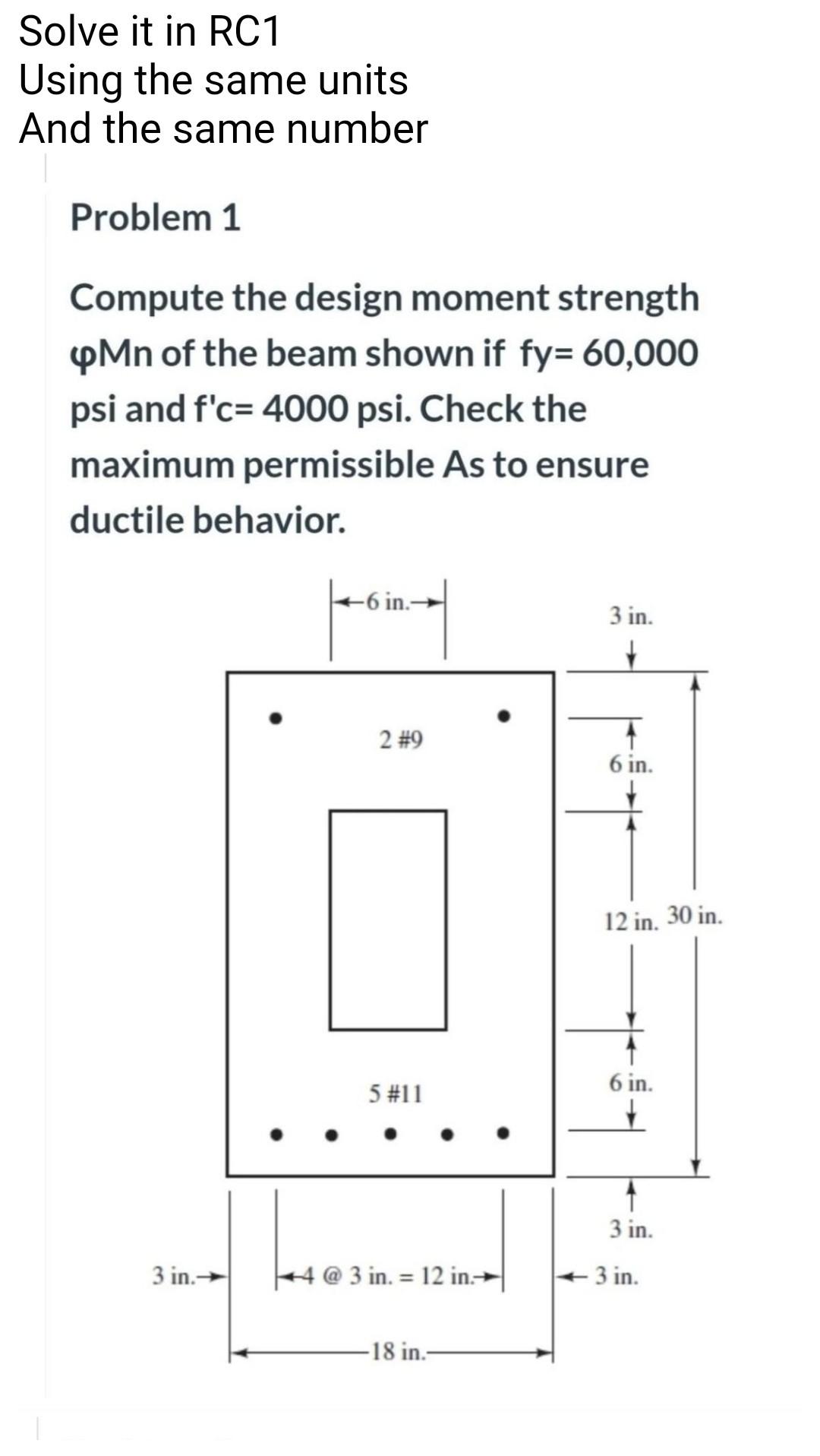 Solved Solve it in RC1 Using the same units And the same | Chegg.com