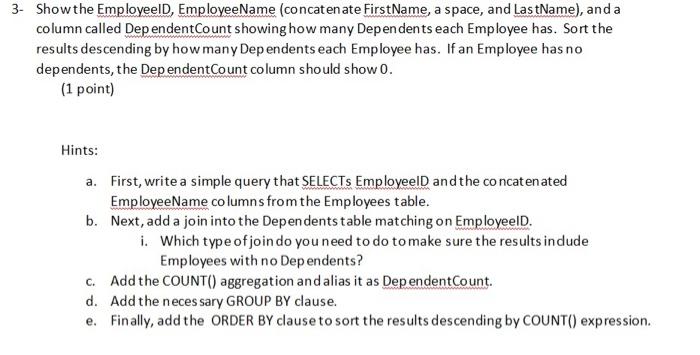 Solved in SQL The problem is below. I have a problem now. I | Chegg.com
