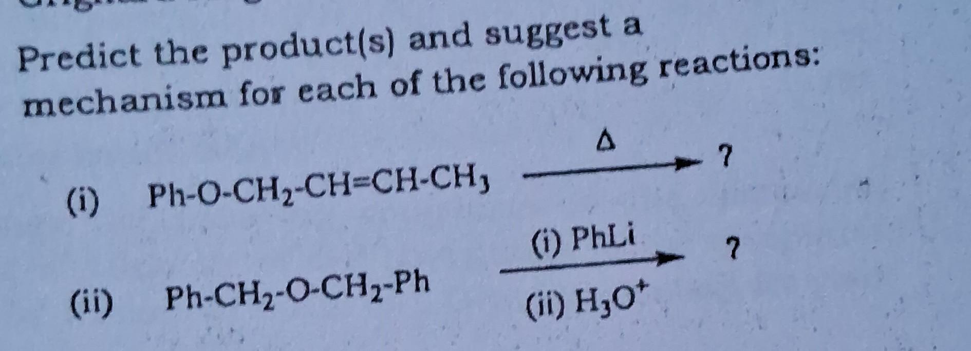Solved 7. Suggest a mechanism for following reaction:a. | Chegg.com