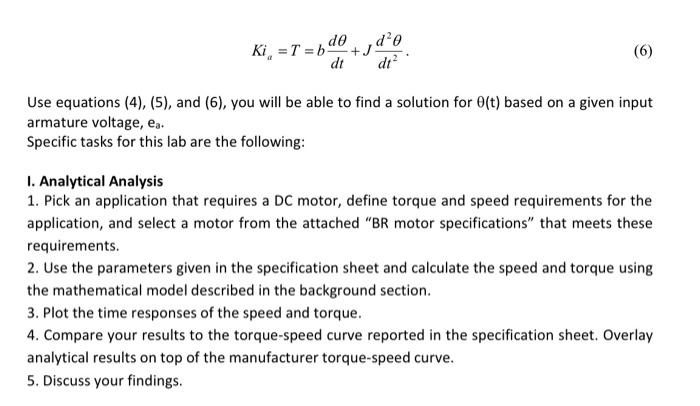 A common actuator in control systems is the DC motor. | Chegg.com
