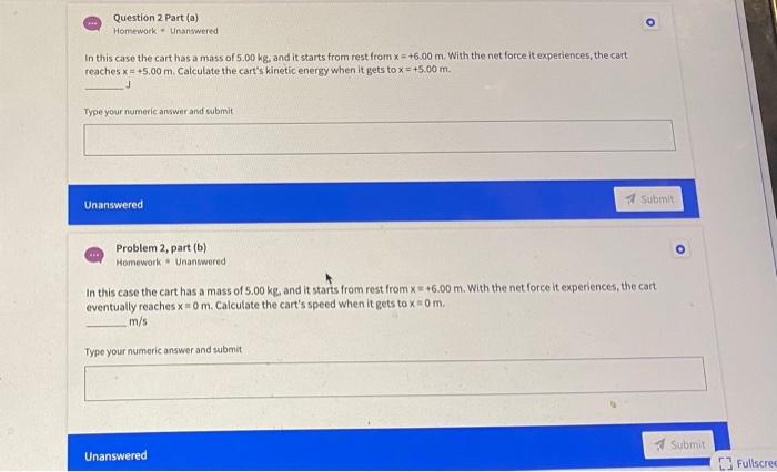 Solved Problem 2 - Force vs. position graph (4 points) The | Chegg.com