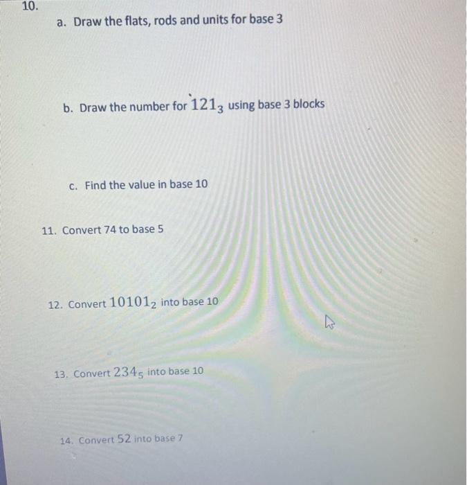 Solved 17. Add each of the following in the indicated base. | Chegg.com