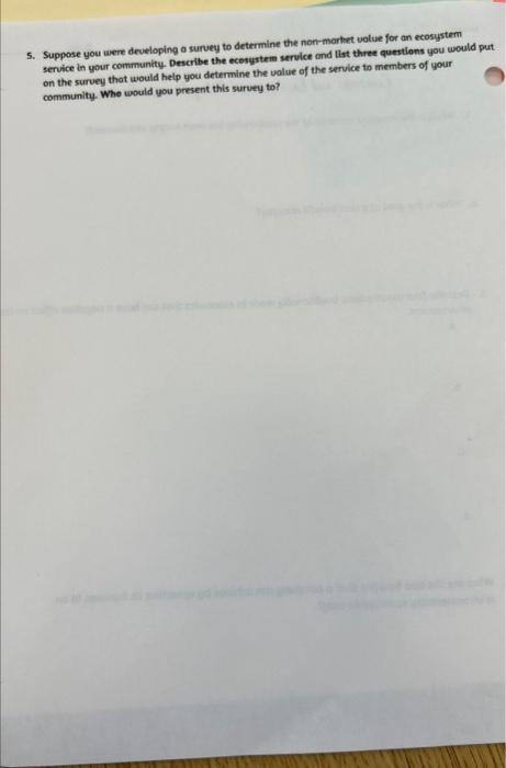 Solved Economics and Environmental Policy Practice Worksheet | Chegg.com