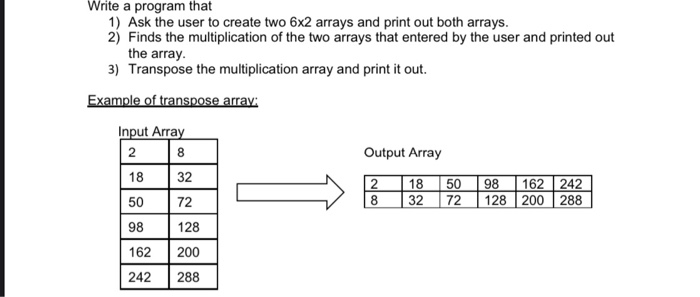 Solved Write a program that 1) Ask the user to create two | Chegg.com