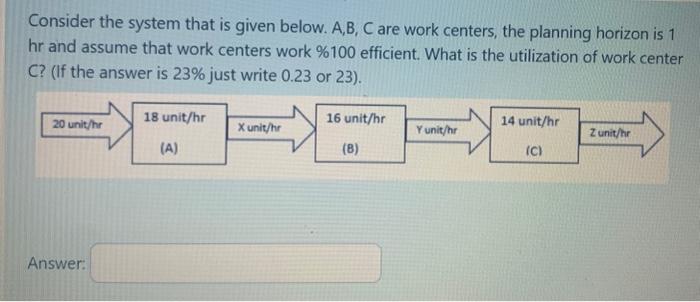 Solved Consider the system that is given below. A,B,C are | Chegg.com