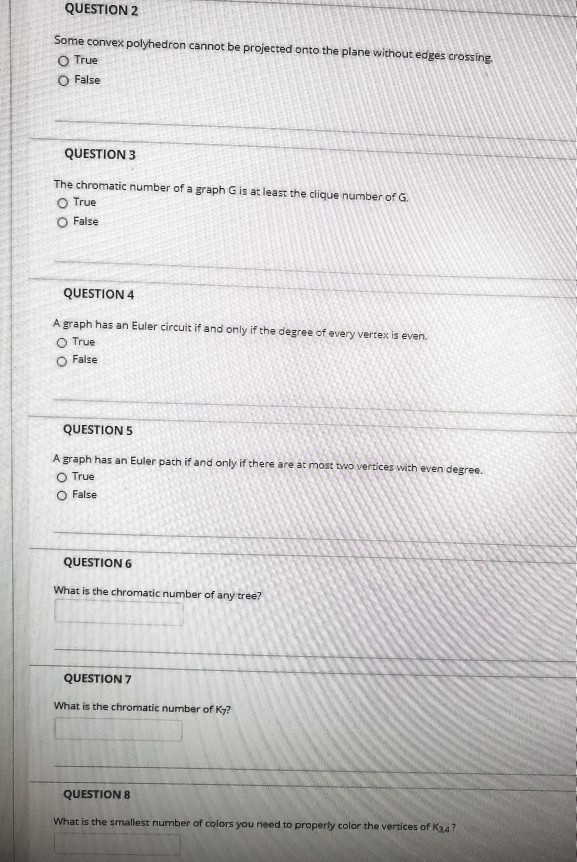 Solved QUESTION 2 Some convex polyhedron cannot be projected | Chegg.com