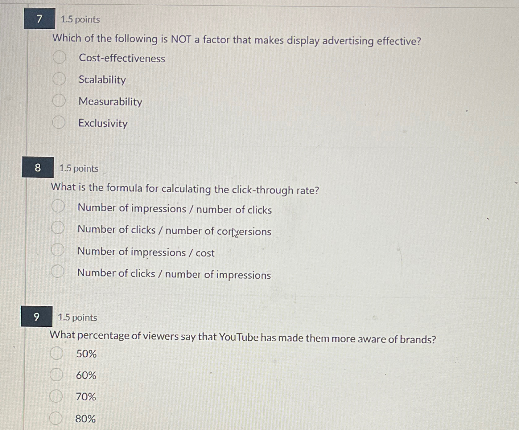 Solved 1.5 pointsWhich of the following is NOT a factor | Chegg.com Solved 1.5 pointsWhich of the following is NOT a factor | Chegg.com