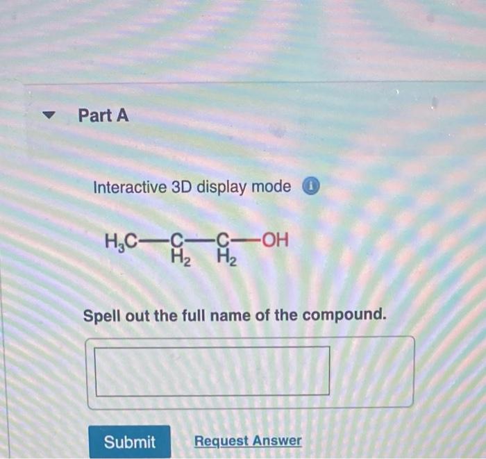 Solved Interactive 3D display mode Spell out the full name | Chegg.com