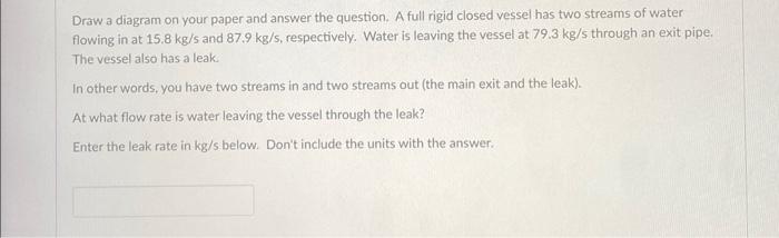 Solved Draw a diagram on your paper and answer the question. | Chegg.com
