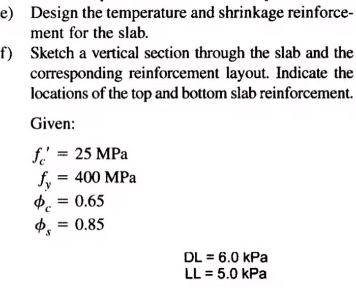 Solved 5.11. A simply supported reinforced concrete slab | Chegg.com