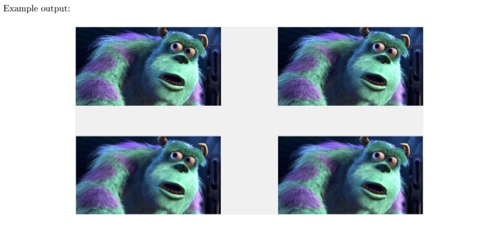 Solved Create a code which reads in an image of your face | Chegg.com