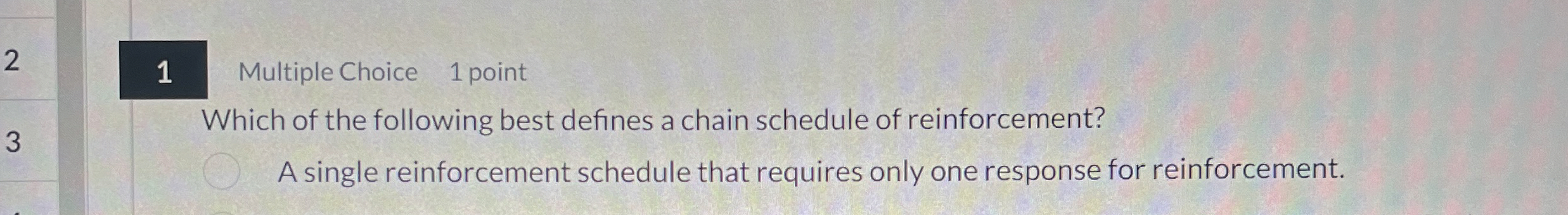 High Quality SOLUTION 1Multiple Choice1 ﻿pointWhich of the following best | Chegg.com