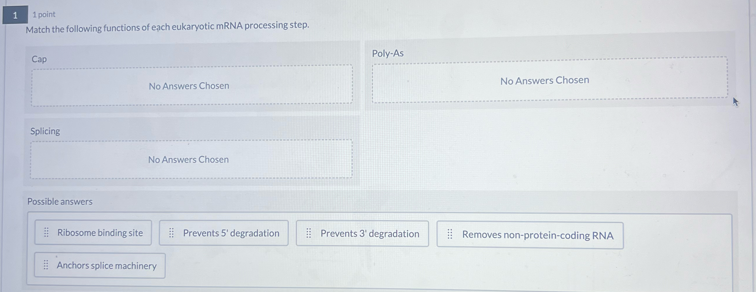 Solved 11 ﻿pointMatch the following functions of each | Chegg.com