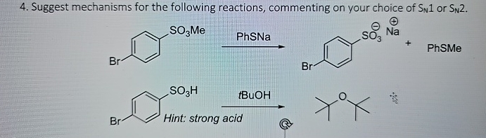 Solved Suggest mechanisms for the following reactions, | Chegg.com
