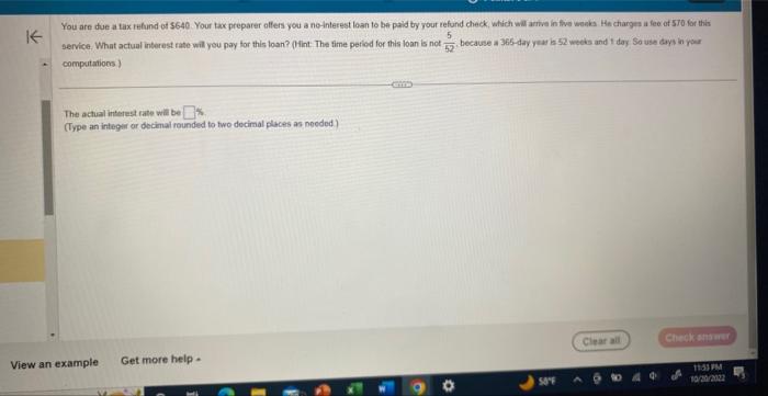 Solved computations ) The actual interest rate will be (Type | Chegg.com