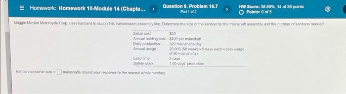 Solved Homework: Homework 10-Module 14 (Chapte... Question | Chegg.com Solved Homework: Homework 10-Module 14 (Chapte... Question | Chegg.com