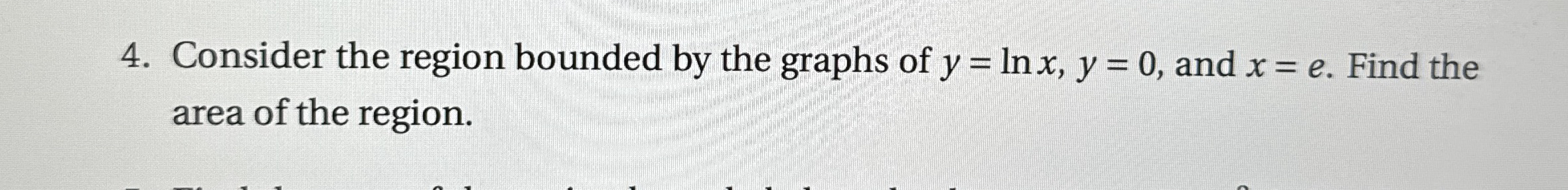 Solved Consider the region bounded by the graphs of | Chegg.com