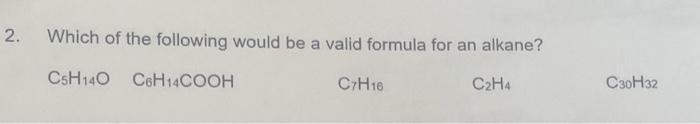 Solved Which of the following would be a valid formula for | Chegg.com