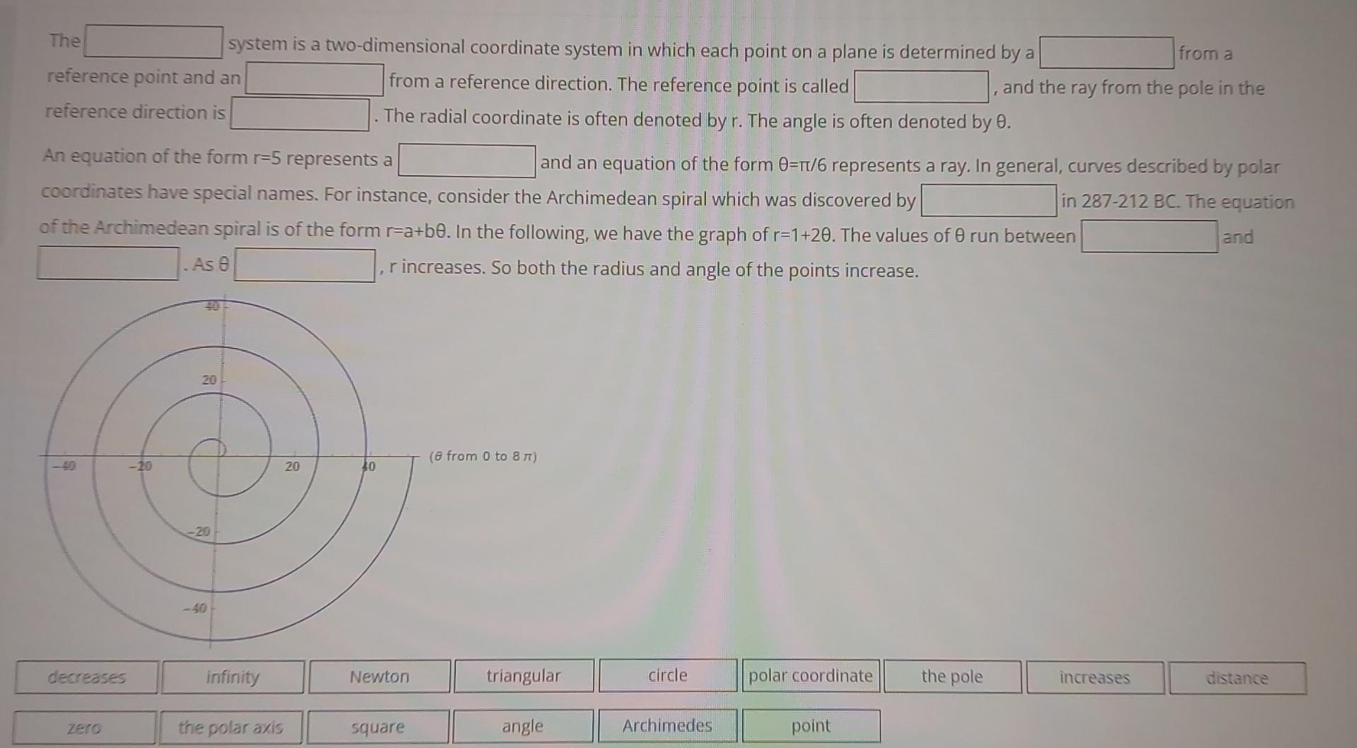 Solved from a The system is a two-dimensional coordinate | Chegg.com