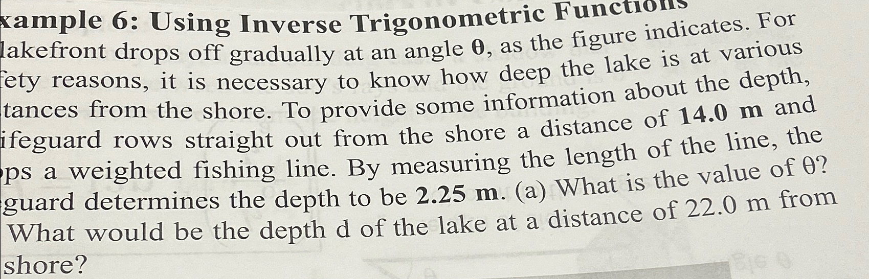 Solved xample 6: Using Inverse Trigonometric Functions | Chegg.com