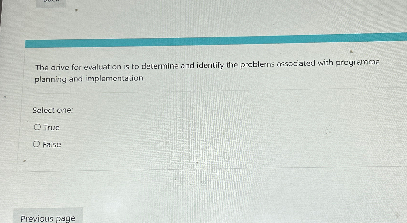 Solved The drive for evaluation is to determine and identify | Chegg.com
