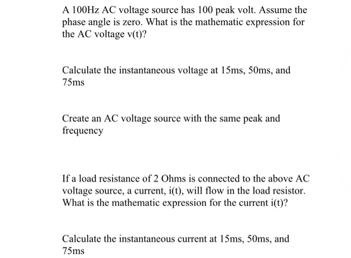 Solved course: Power SystemsPlease answer all of the | Chegg.com