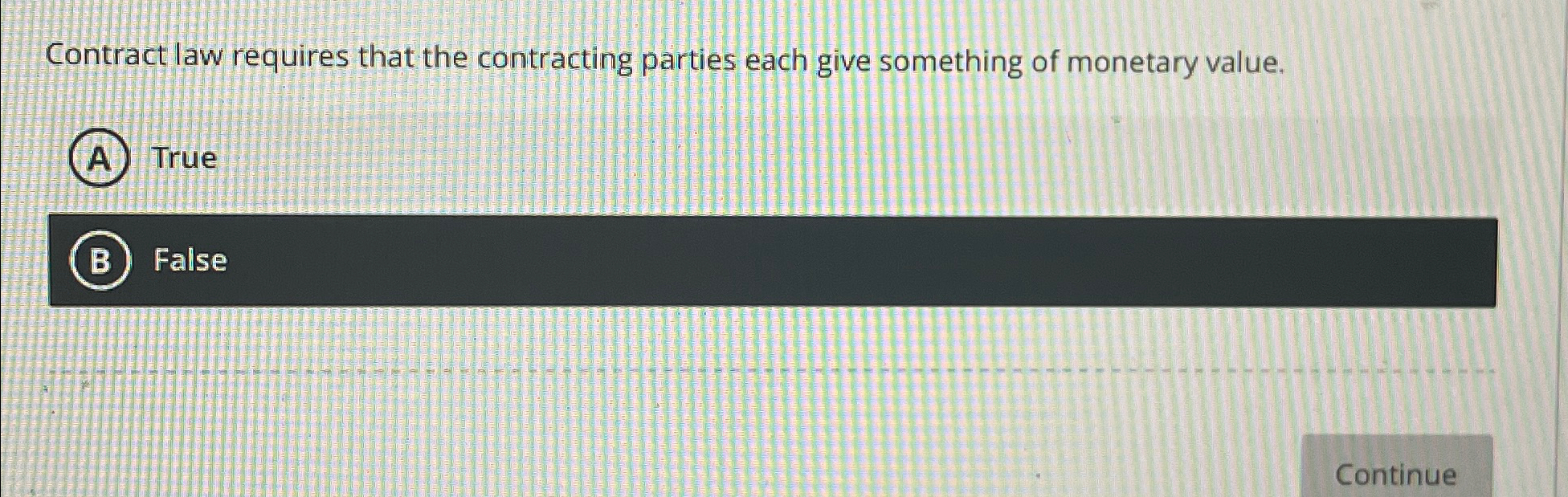 Solved Contract law requires that the contracting parties | Chegg.com