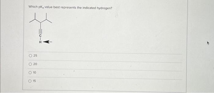 Solved Which pKa value best represents the indicated | Chegg.com