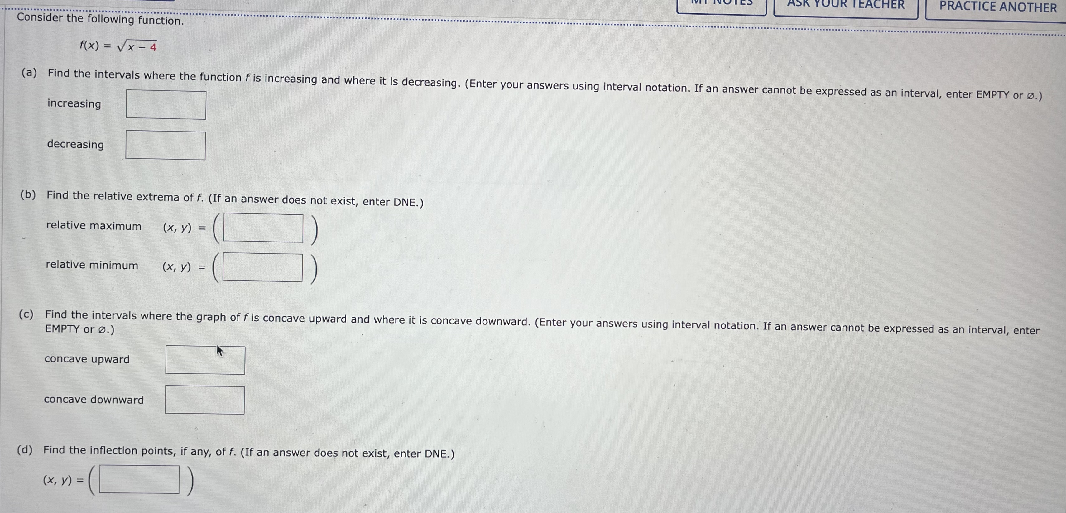 Solved Consider the following | Chegg.com