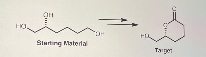 Solved Starting Material Target | Chegg.com